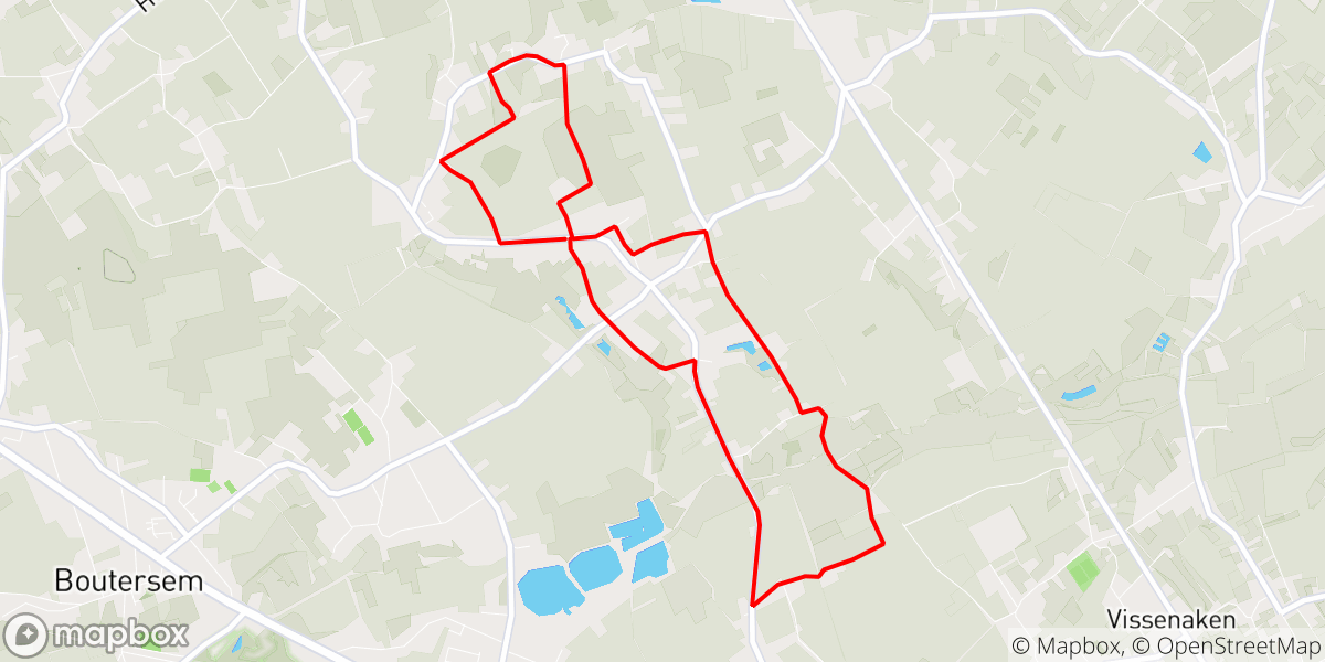 Klein Zwitserlandwandeling . 10km en 99D+ hoogtemeters in Boutersem