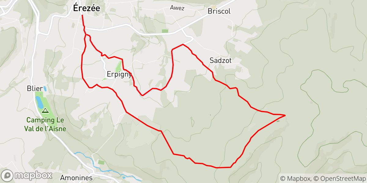 Laléris ( Gemeente Erezee ). 12km en 242D+ hoogtemeters in Érezée