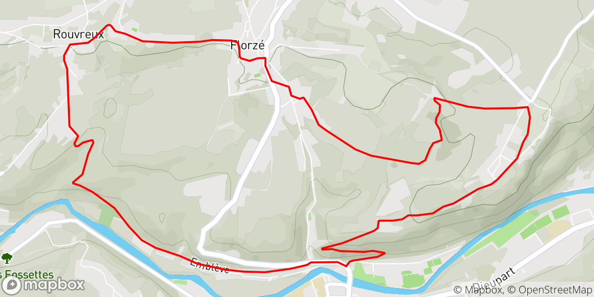 Kasteel van Amblève. 10km en 296D+ hoogtemeters in Aywaille