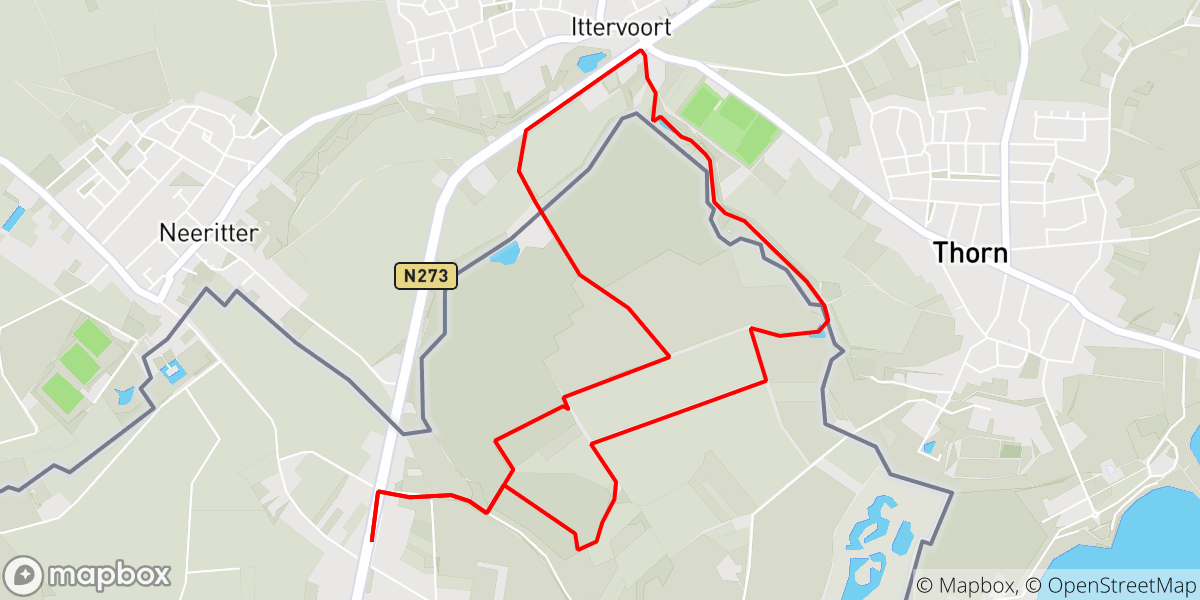 Kessenich (groen). 6km en 4D+ hoogtemeters in Kinrooi