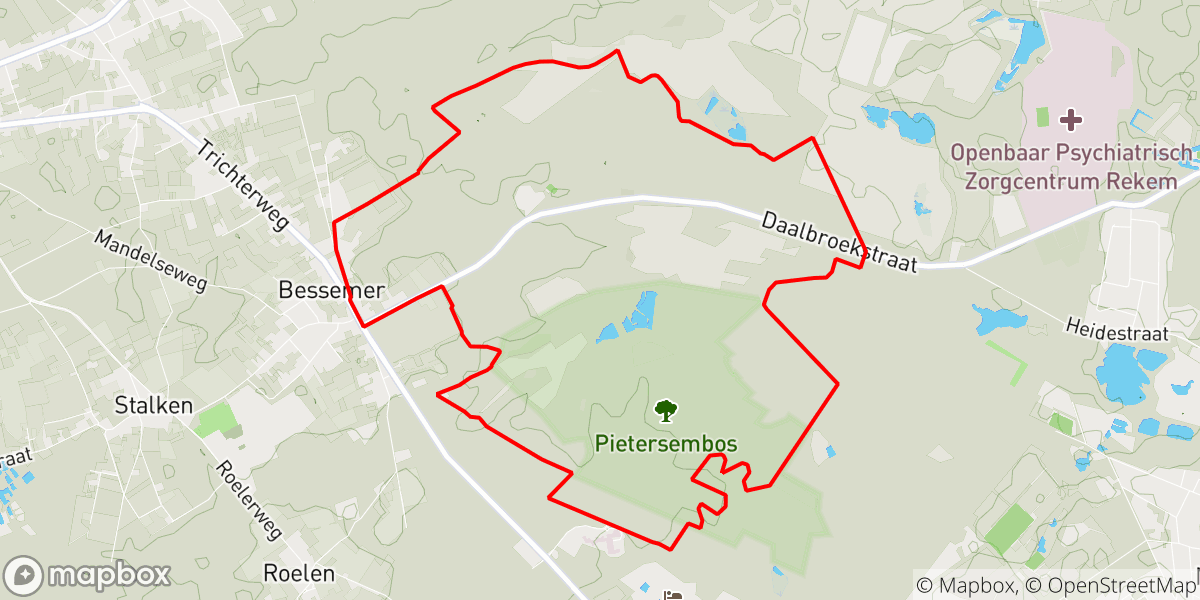 Pietersheim. 12km en 85D+ hoogtemeters in Zutendaal